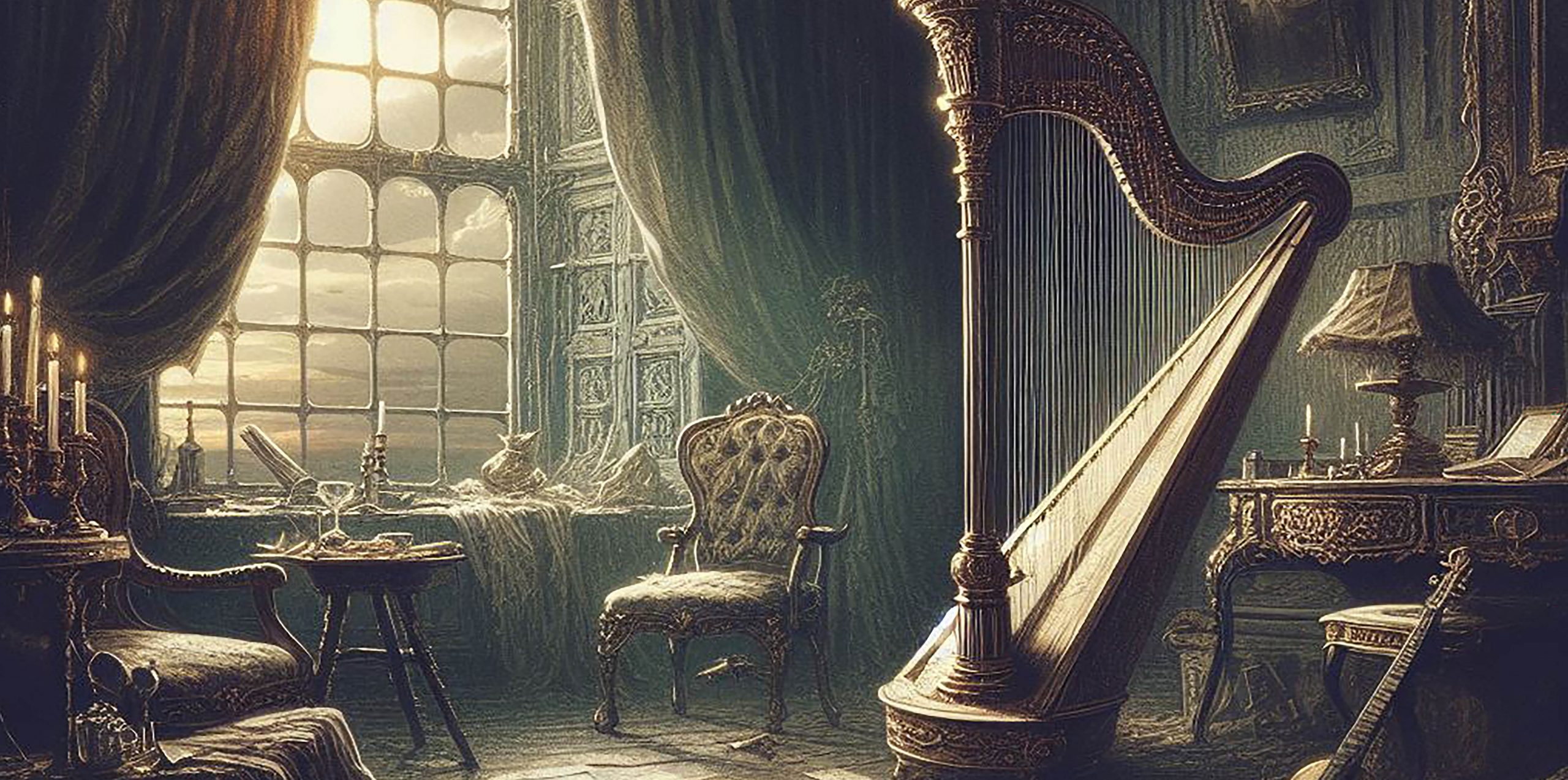 RIMA VII, de Gustavo Adolfo Bécquer - Arpa dormida